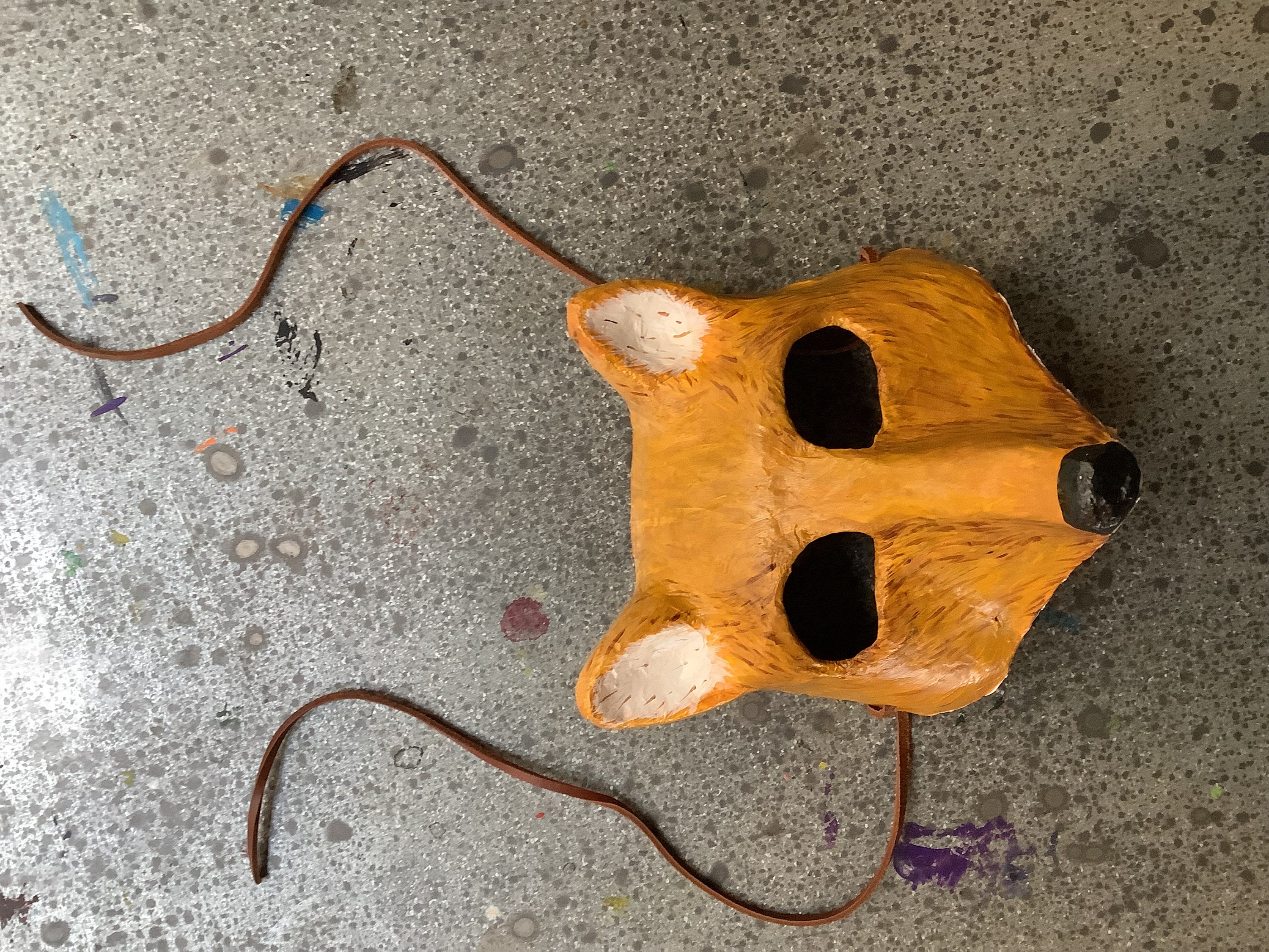 Papier Mache Fox Mask. Bring a Touch of the Wild Into Your Home With ...