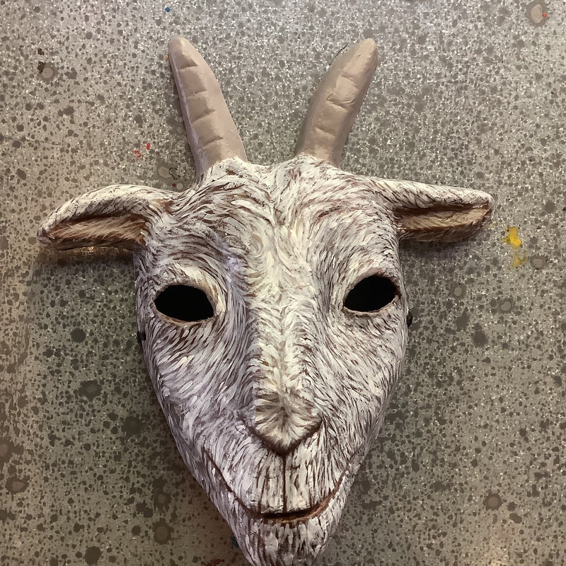 Goat Mask - Etsy