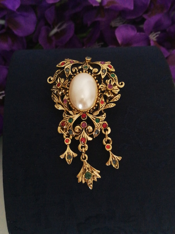 spilla antica italiana anni - Gem