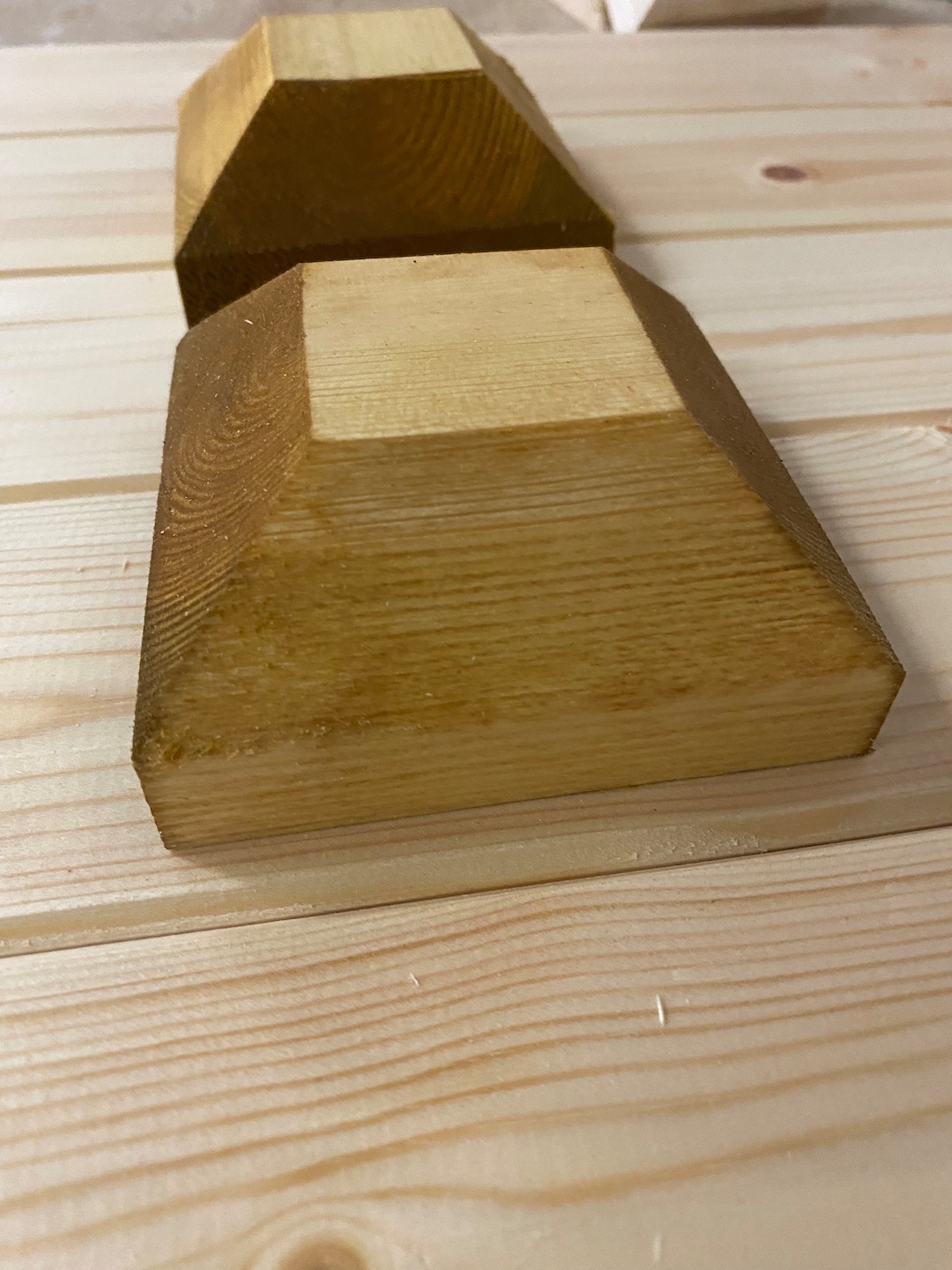 Wooden Fence Post Caps for 3 X 3 Fence Posts. Redwood Timber. Treated ...