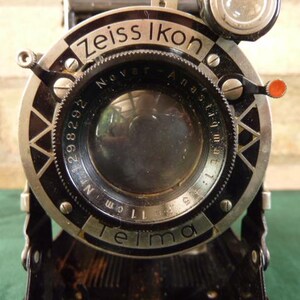 Vintage Zeiss Ikonta 520/2 Folding Camera Novar 1:4.5 11cm Lens 120 ...