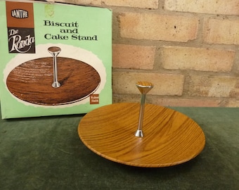 Teak Cake Stand - Etsy