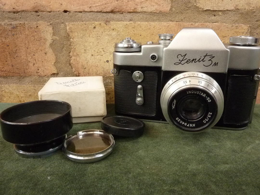 Nice Vintage Zenit 3M 35mm Camera Industar 50mm Lens Good Condition - Etsy