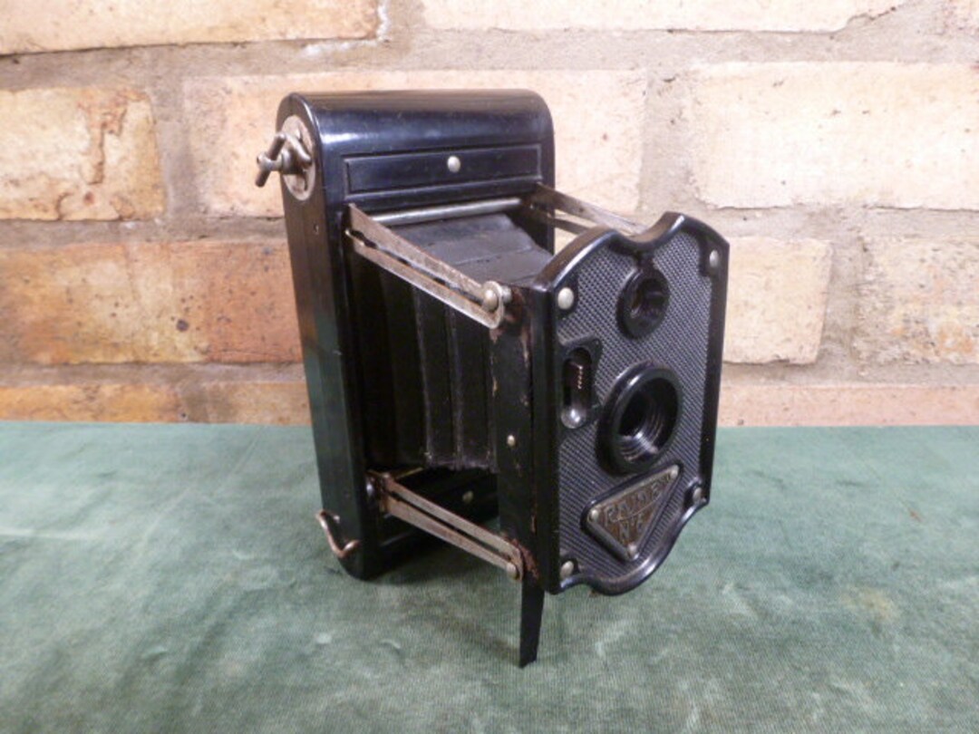 Nice Vintage Bakelite Rajar No6 Roll Film Folding Camera Good Condition ...