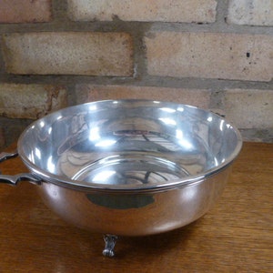 Nice Vintage 10" Goldsmiths & Silversmiths Round Serving Bowl Silver ...