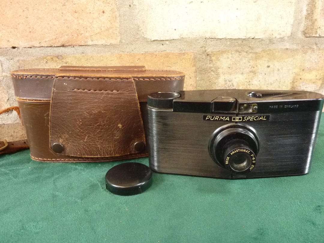 A Nice Vintage Purma Camera 127 Roll Film With Case #1 - Etsy
