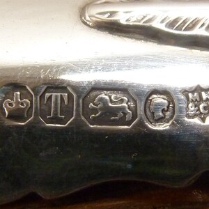 Antique Victorian Martin Hall Hallmarked Silver Butter Knife Sheffield ...