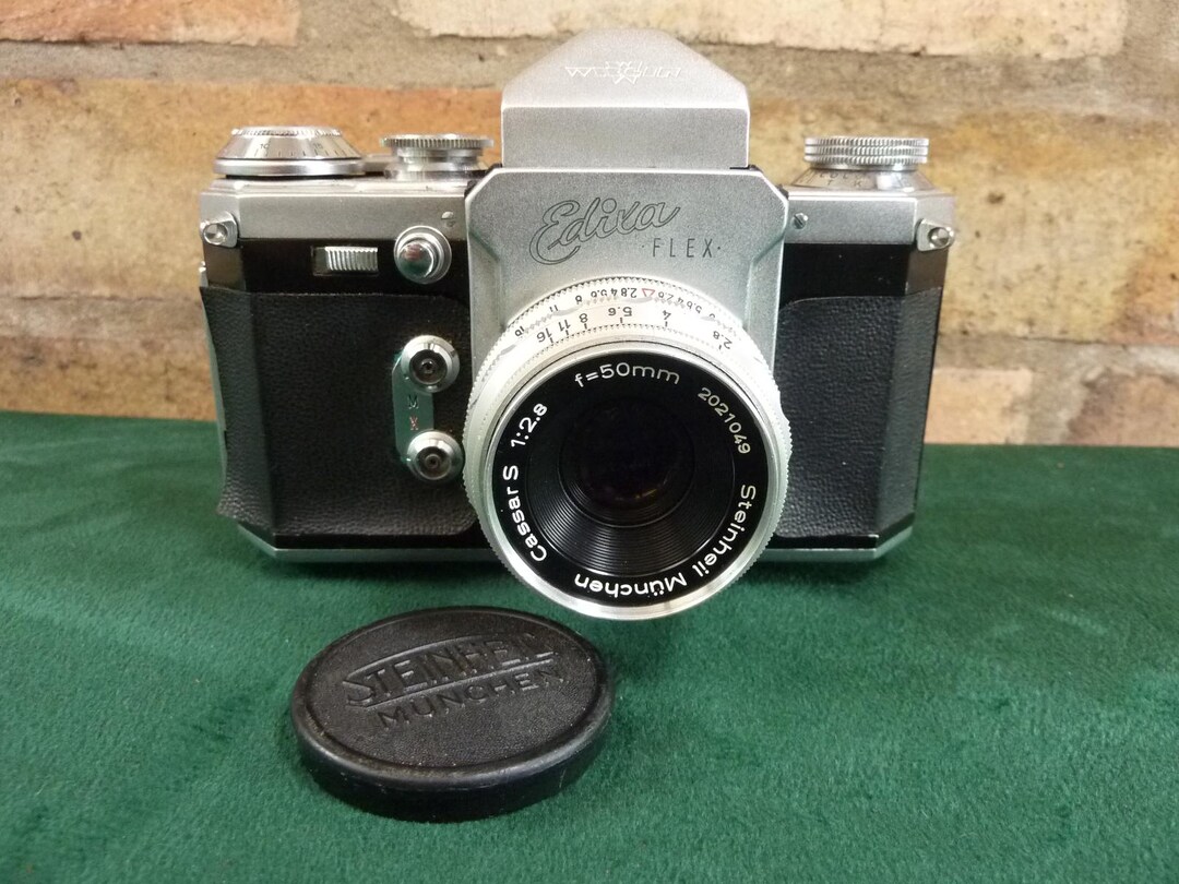 Vintage Wirgin Edixa Flex 35mm Camera Cassar S Lens 50MM 1:2.8 - Etsy