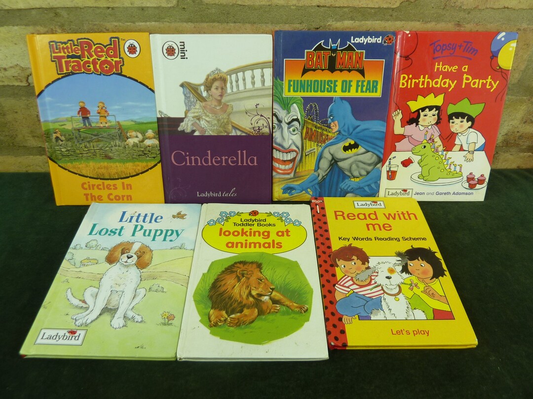 7 Vintage Ladybird Story Books Cinderella Little Lost Puppy Etc. - Etsy