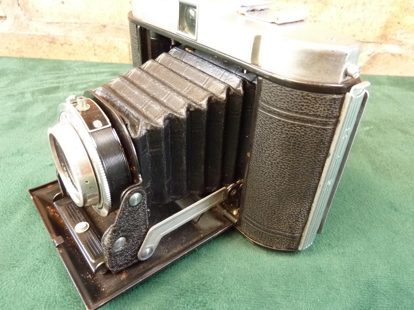 Vintage Franka Solida I Folding Camera With Case 1:6.3 75mm Lens 120 ...