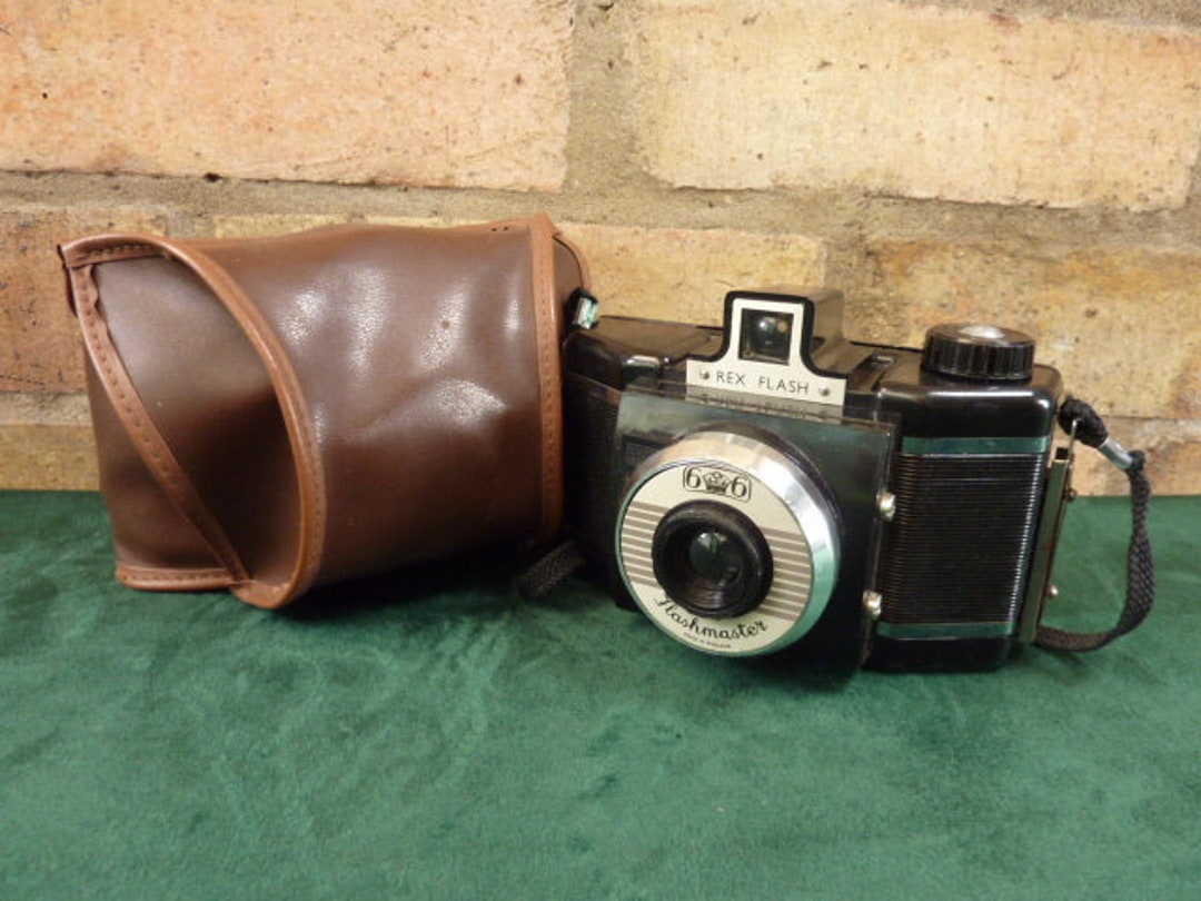 Vintage Coronet Rex Flash 120 Roll Film Bakelite Camera - Etsy