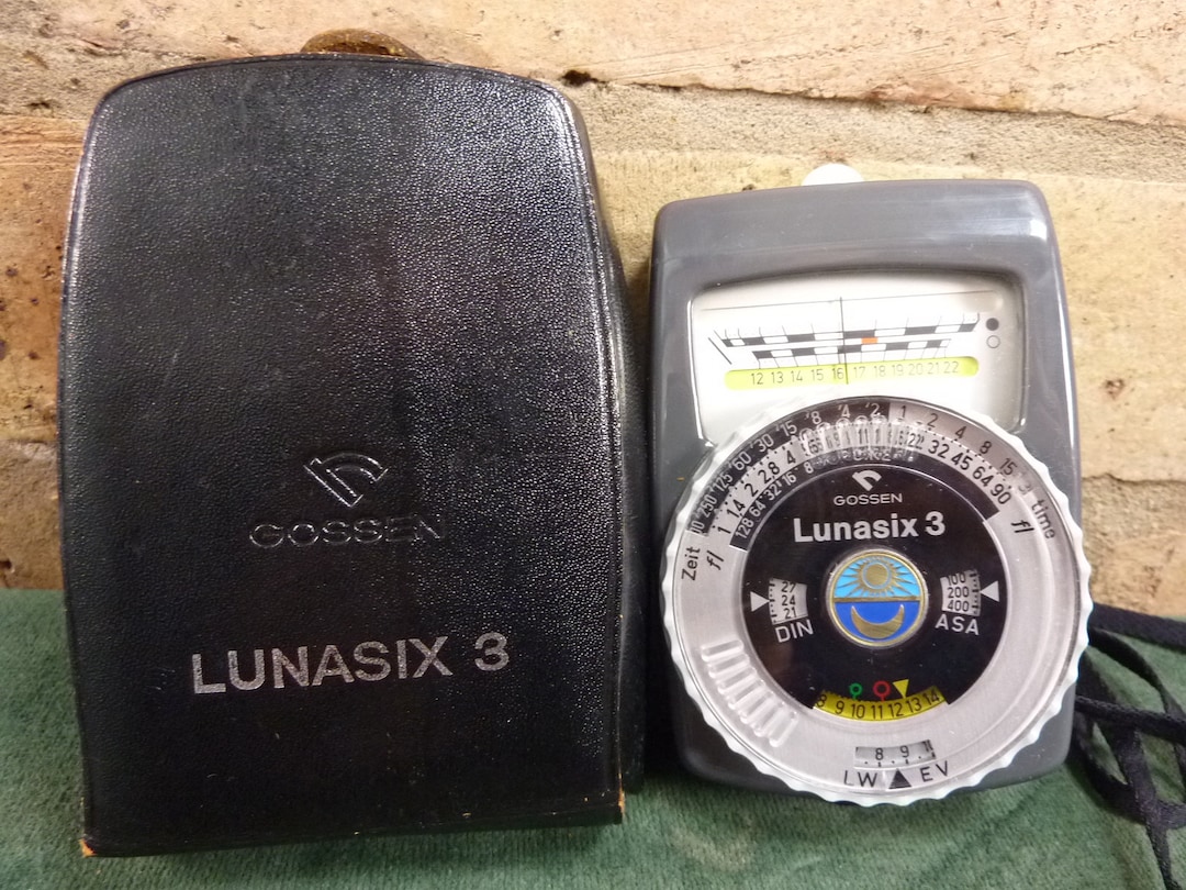 Vintage Gossen Lunasix 3 Exposure Light Meter VGC With Case - Etsy