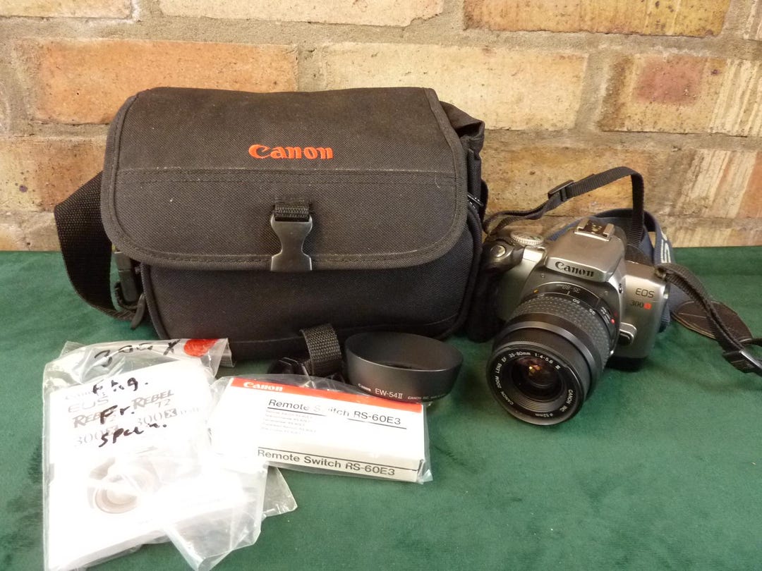 Nice Vintage EOS 300x 35mm SLR Camera Canon 35-80mm Lens - Etsy