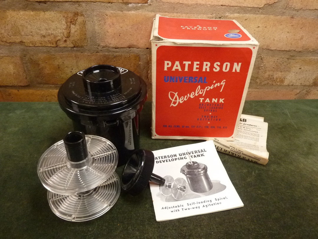 Boxed Vintage Paterson Universal Film Developing Tank 35mm 120 126 ...