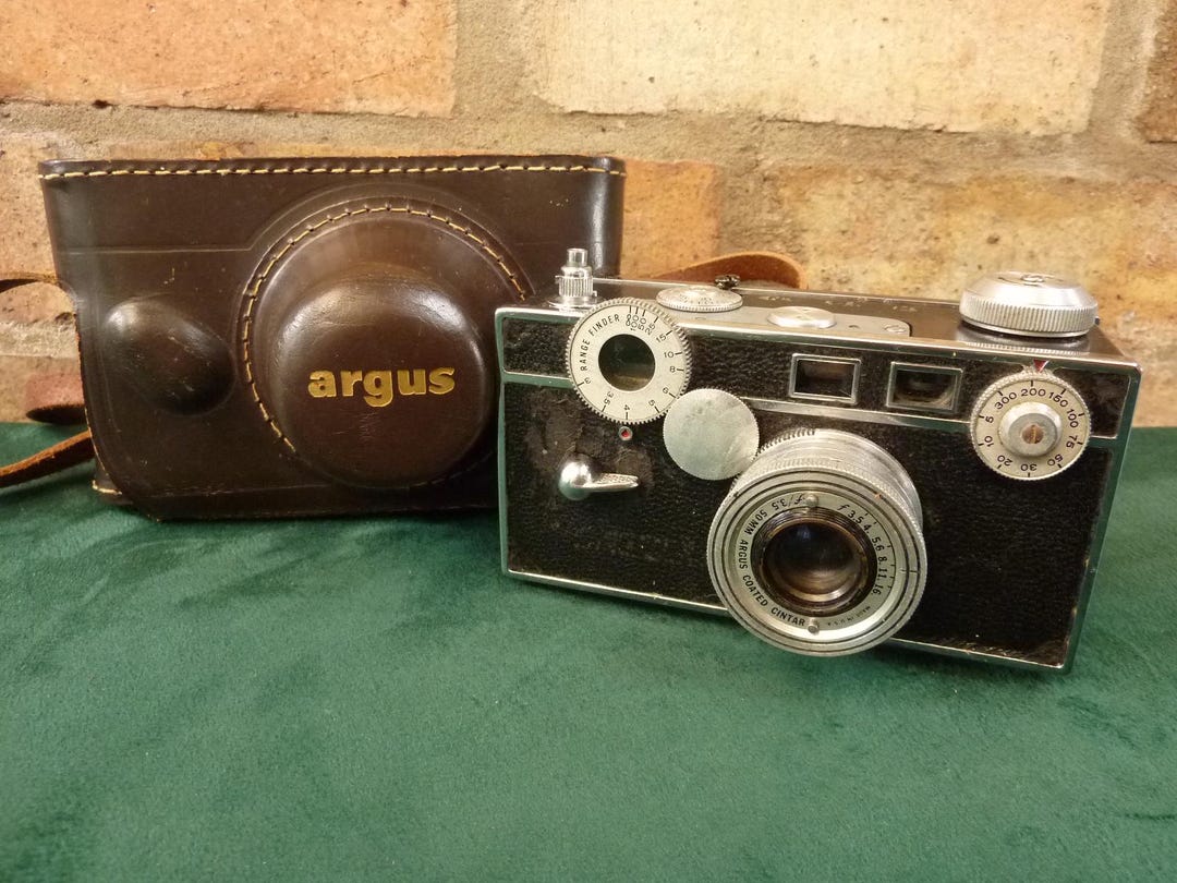 Vintage Argus C3 35MM Rangefinder Camera With Cintar 1:3.5 50mm Lens - Etsy