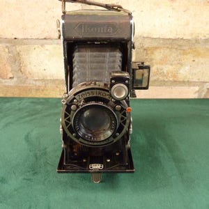 Vintage Zeiss Ikonta 520/2 Folding Camera Novar 1:4.5 11cm Lens 120 ...