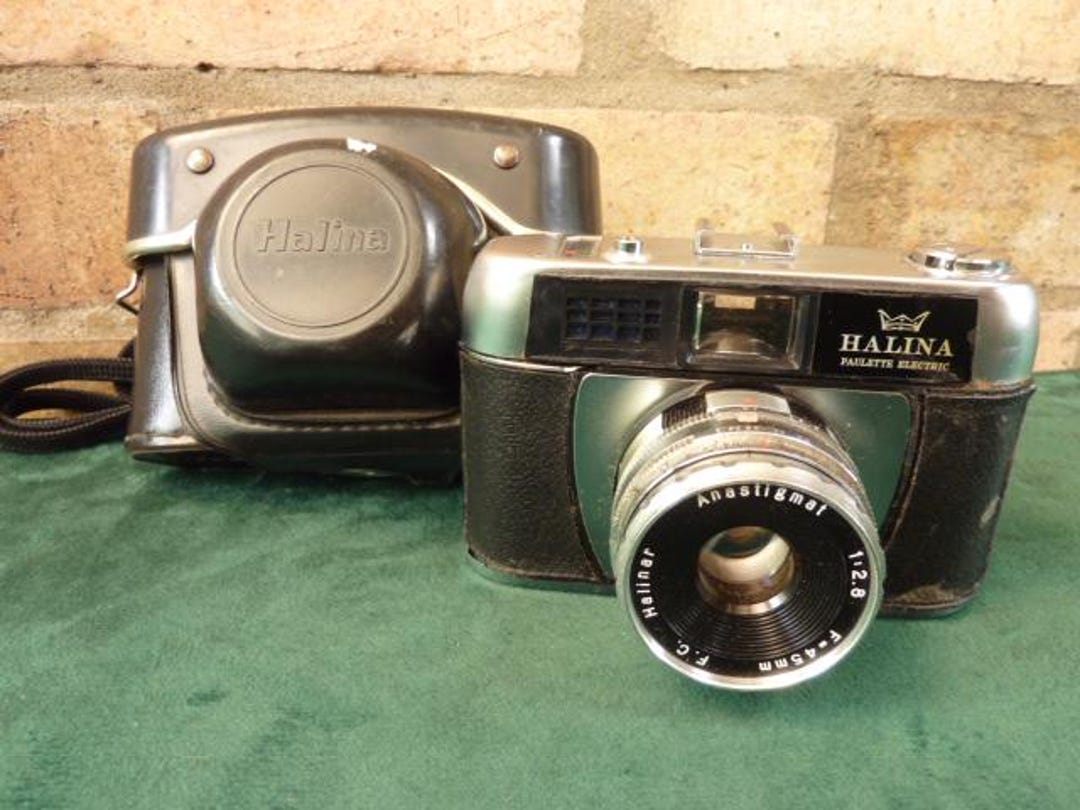 Nice Vintage Halina Paulette Electric 35mm Camera With Case - Etsy