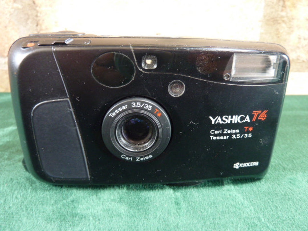 Nice Vintage Yashica T4 Point and Shoot 35mm Camera 35mm Lens - Etsy