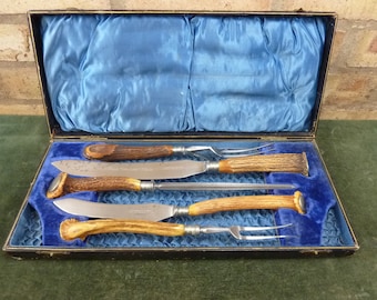 Antique Carving Set | Etsy