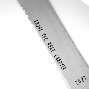 Enjoy the Next Chapter Bookmark, Graduation or Retirement Gift ...