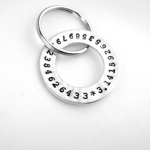 Pi Keychain, Mathematics Lover, Engineering Student, 3.14 Geek Gift for ...