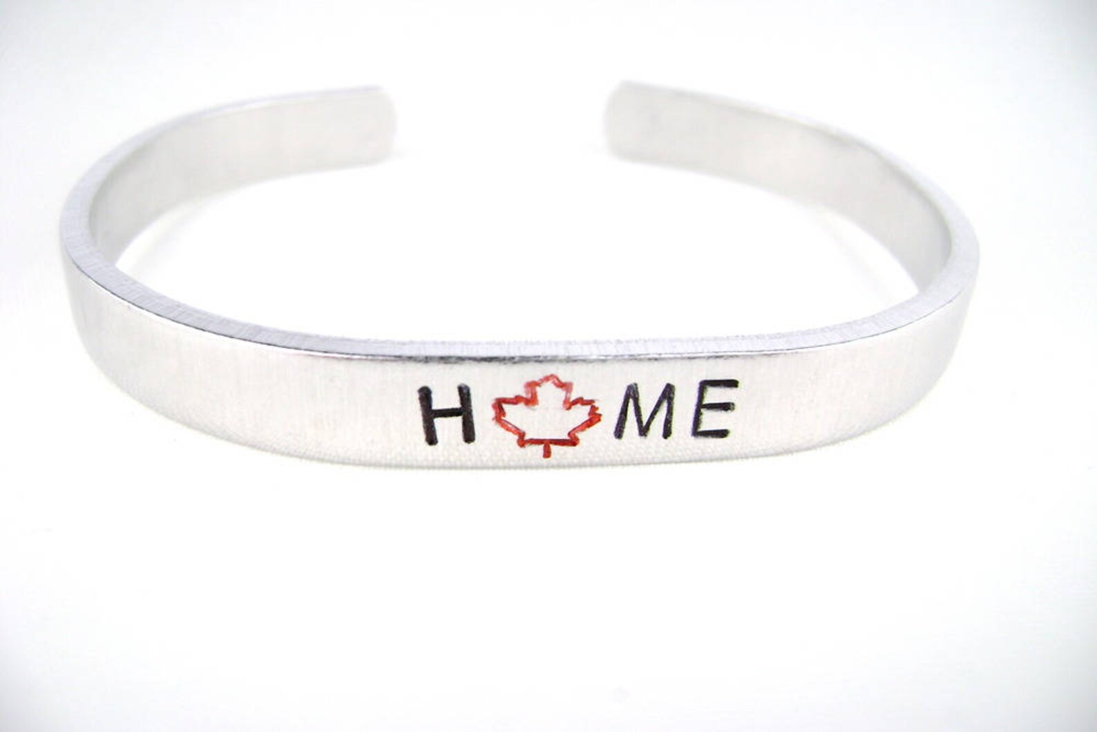 Canada Day Jewelry Maple Leaf Bracelet Canada is Home - Etsy