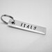 Personalized Tag With Country Name, One Travel Charm to Add to Keychain ...