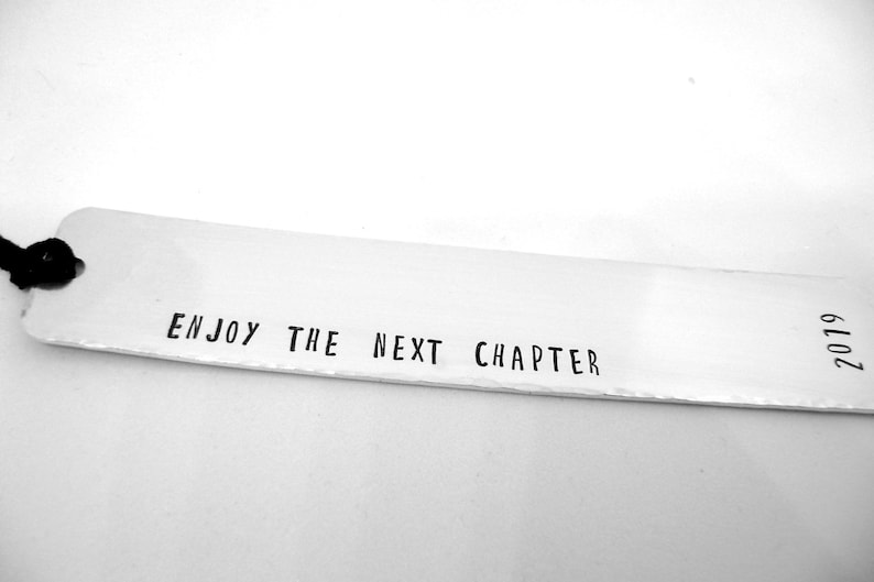 Enjoy the Next Chapter Bookmark Graduation or Retirement | Etsy