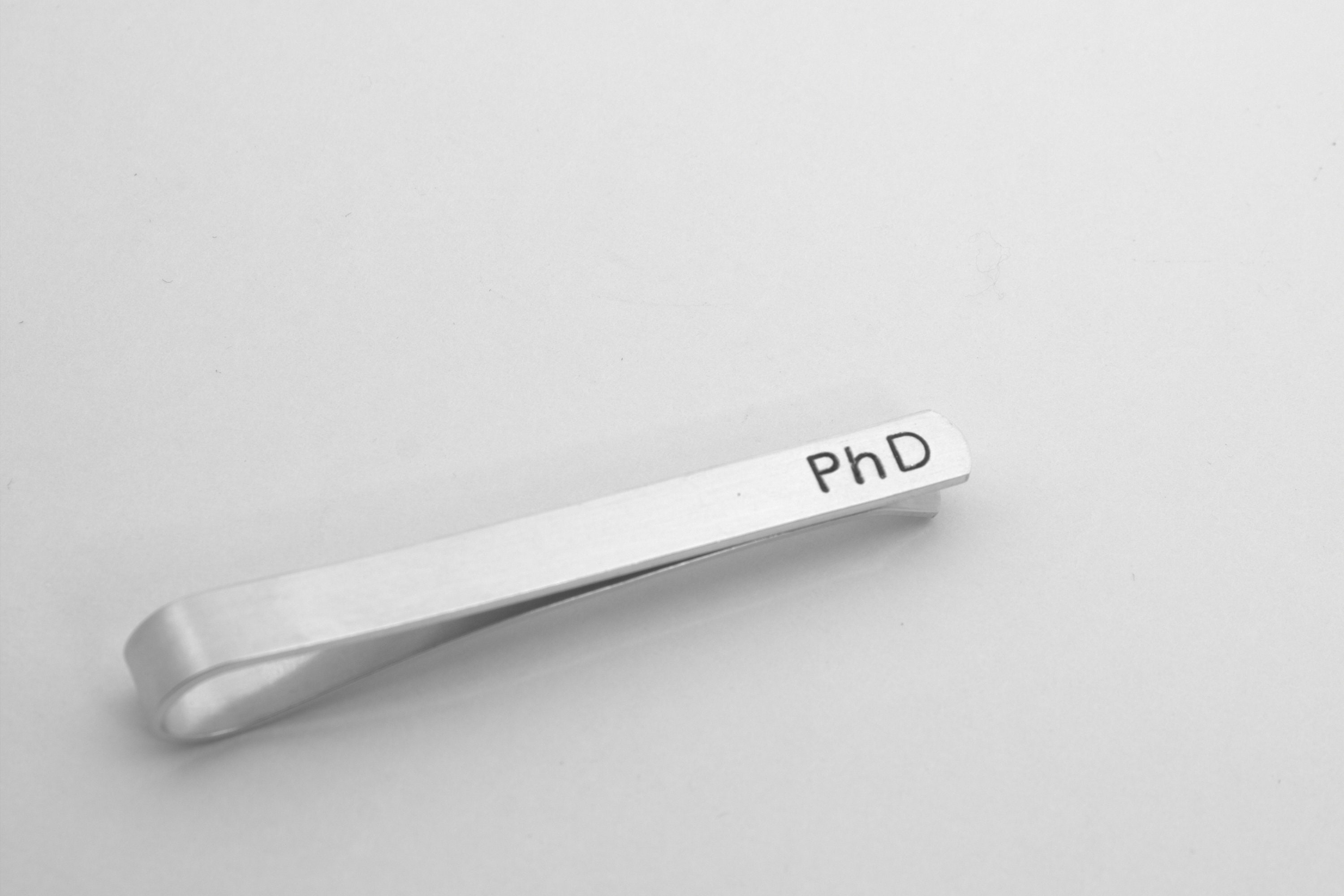 Graduation Gift for Him Tie Clip for Phd Personalized Tie - Etsy