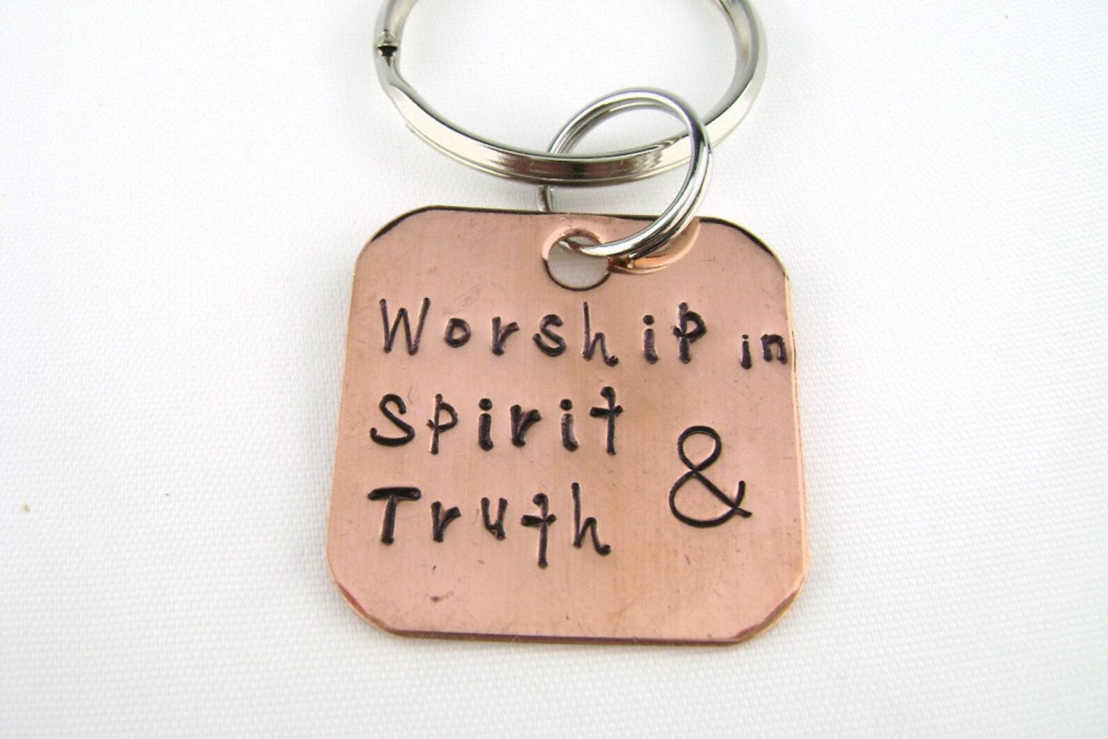 Christian Keychain Christian Music Gift Worship in Spirit & - Etsy