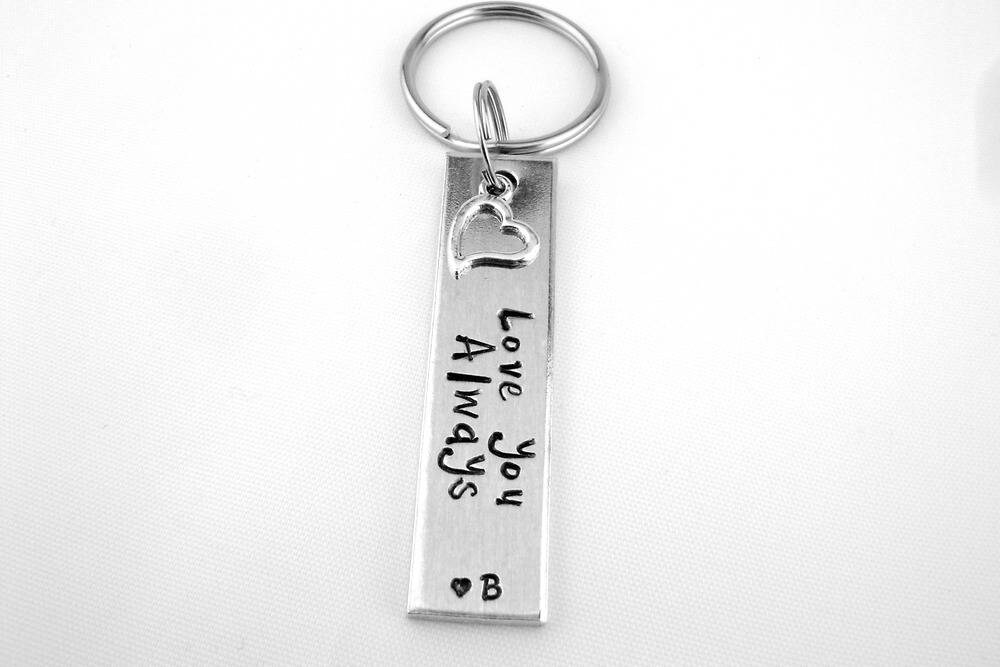Love You Always Keychain Personalized Boyfriend Gift - Etsy