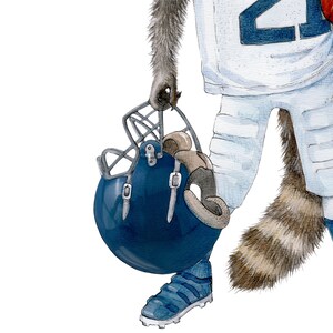 Animal Sports, Raccoons as Sportsmen, Funny Art Print Set, Humorous ...