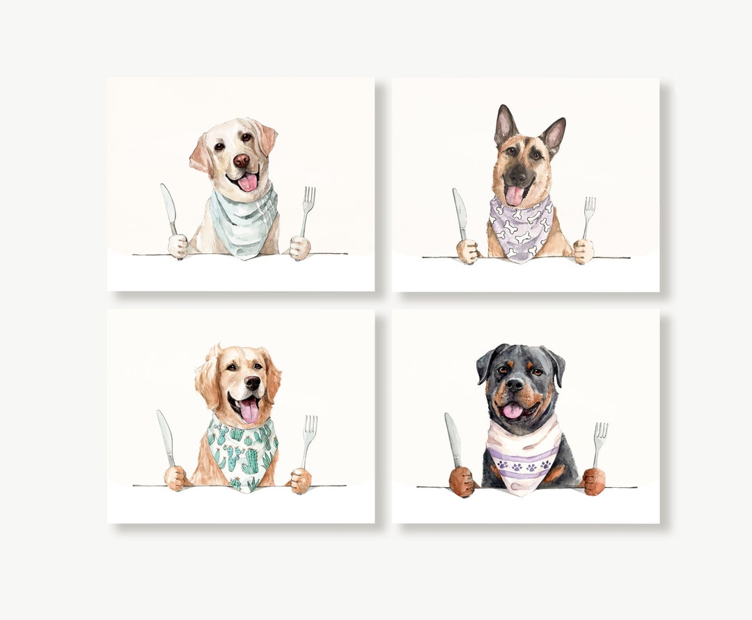 Custom Dog Print, Personalized Gift for Dog Lovers, Funny Dog Sign ...