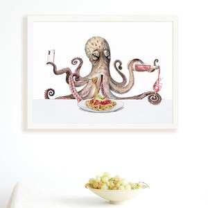 Kitchen Art: Funny Animal Prints for Kitchen, Wall Décor, Hungry ...