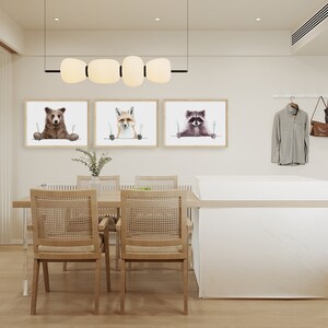 Kitchen Art: Funny Animal Prints for Kitchen, Wall Décor, Hungry ...