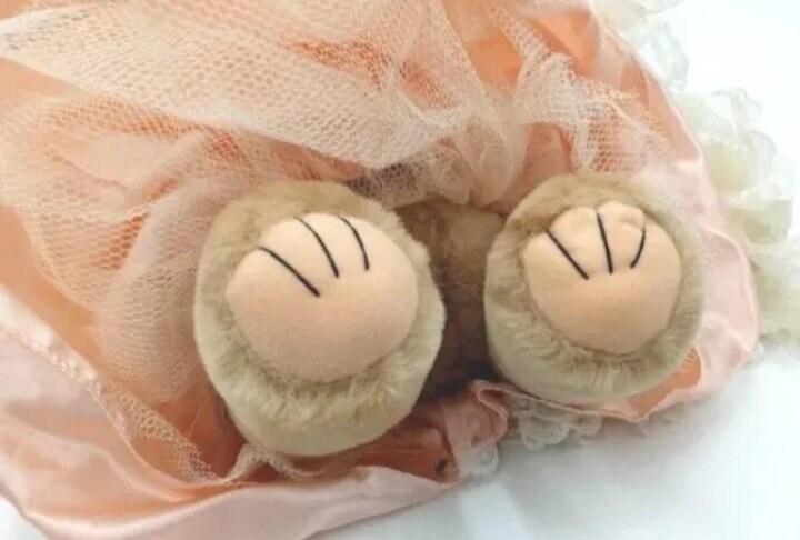 Bearly People RARE Vintage Jointed 14" Stuffed Teddy Bear Marie Du ...