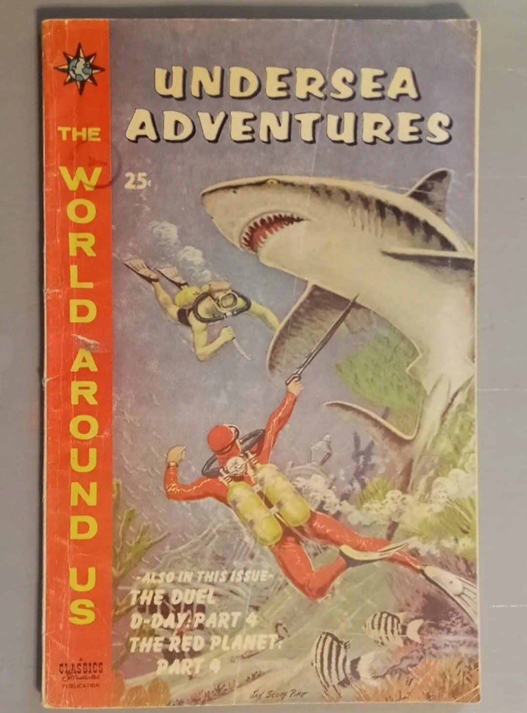 1961 World Around Us #30 Undersea Adventures, Classics Illustrated ...