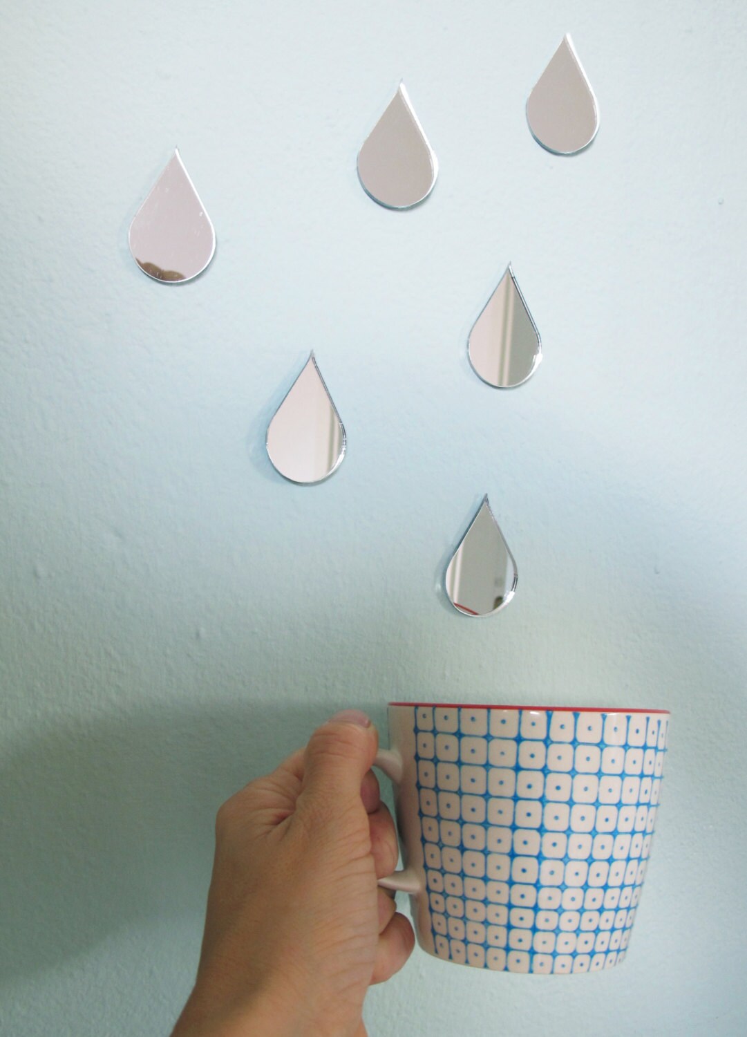 Mirror Drops | Wall Decorative Mirrors | Home Decor | Mirror Stickers ...