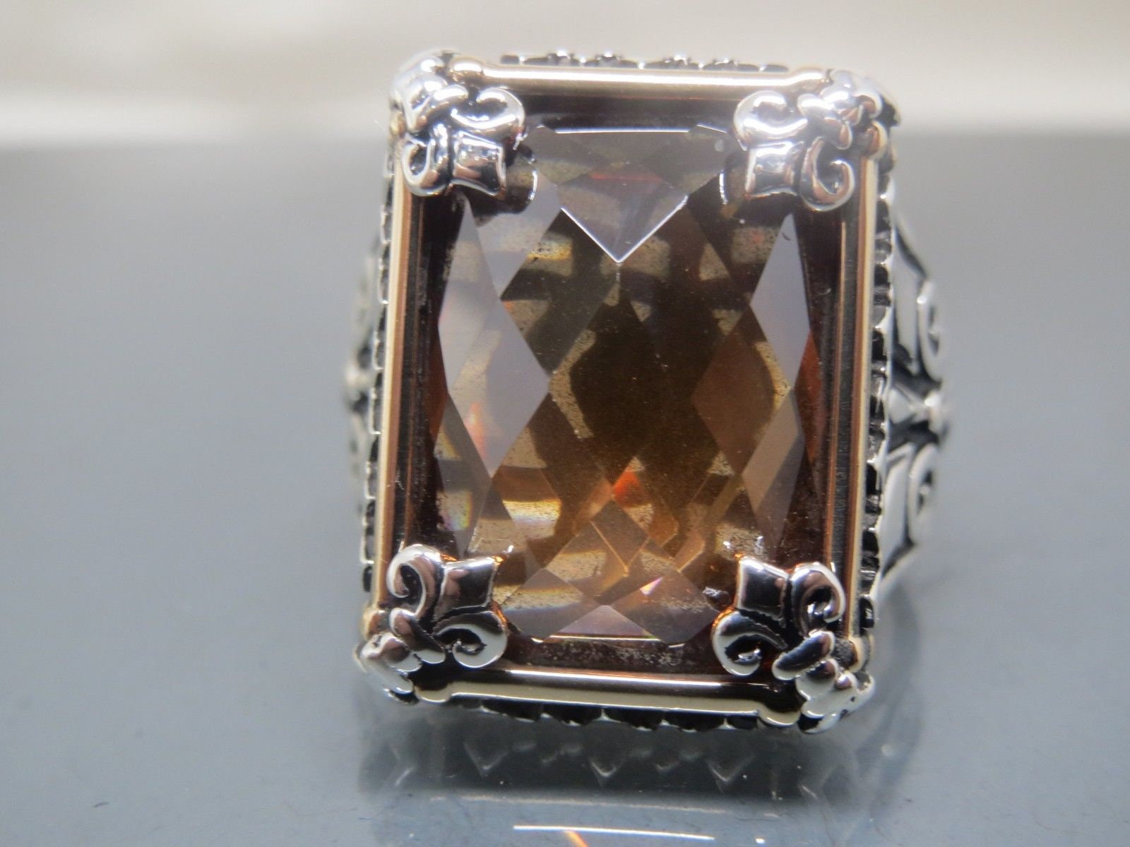 Turkish Handmade Jewelry 925 Sterling Silver Quartz Stone - Etsy