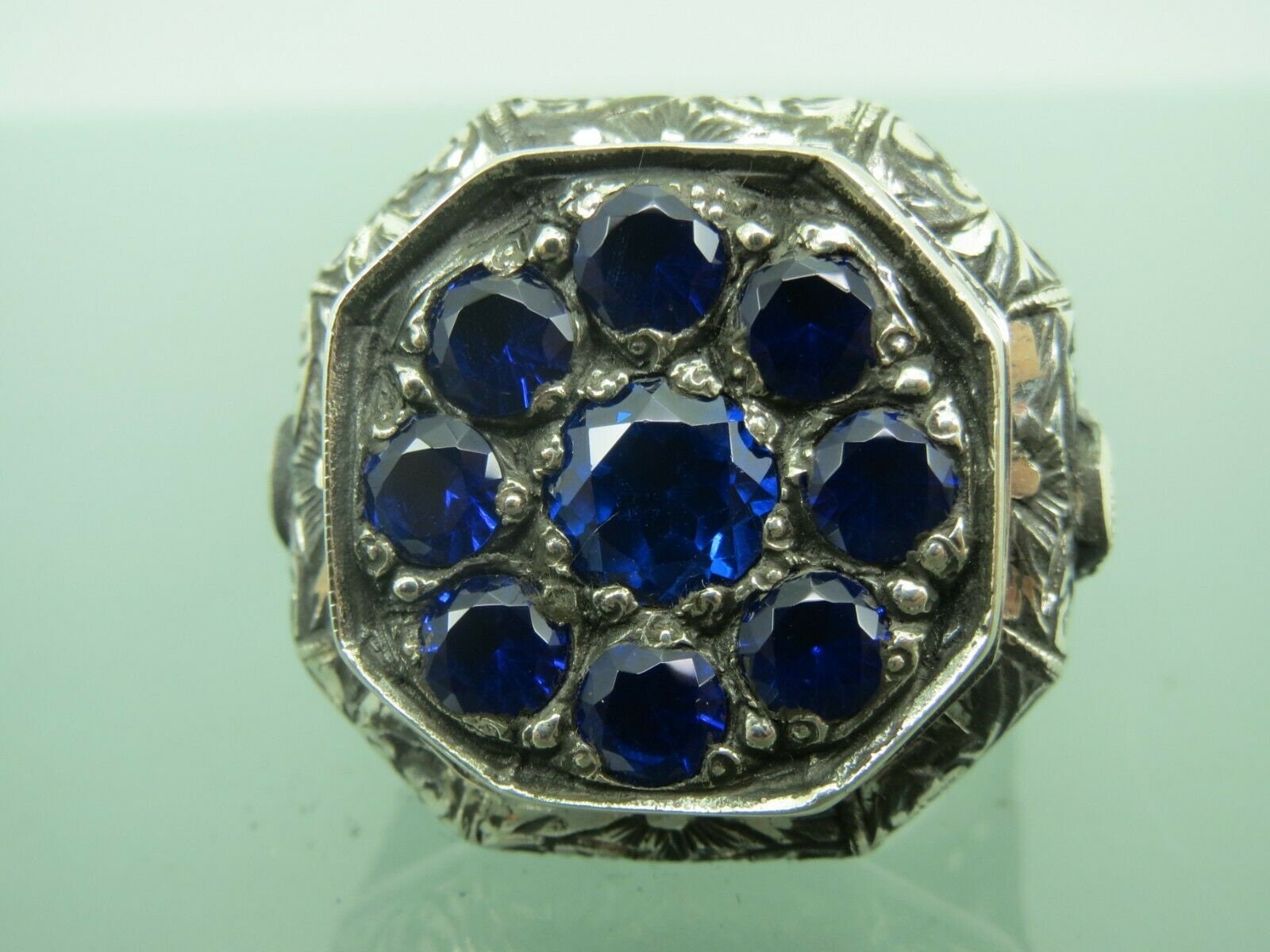 Joyería turca hecha a mano 925 Plata de ley Zafiro Piedra de - Etsy España