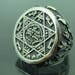 Turkish Handmade Jewelry 925 Sterling Silver Masonic Design Men's Ring ...