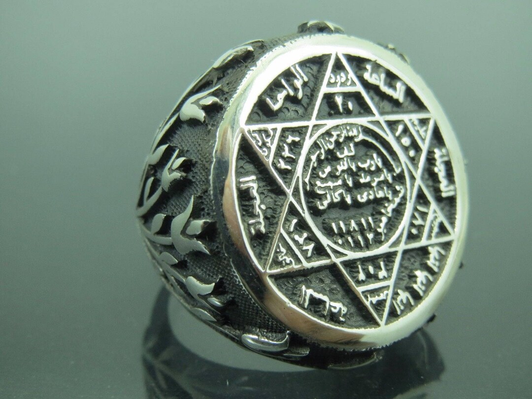 Turkish Handmade Jewelry 925 Sterling Silver Masonic Design Men's Ring ...