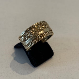 18K Gold Handmade Last Supper Ring for Men Unique Religious Jewelry ...