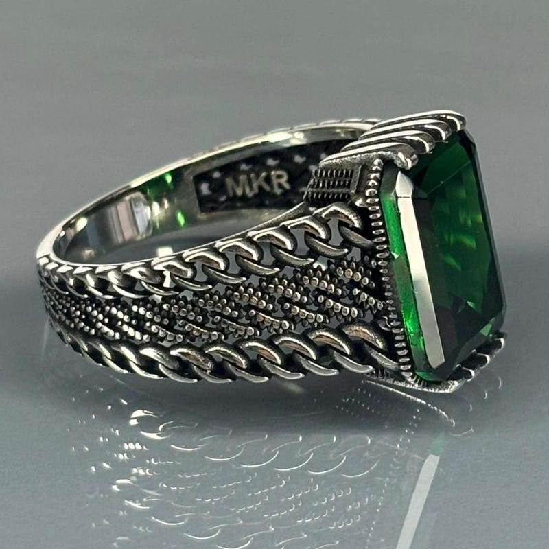 Mens Real Silver 925 Rings - Etsy