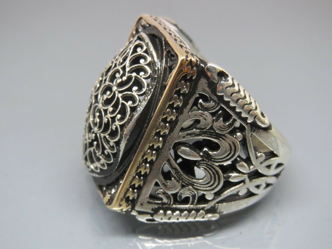 Turkish Handmade Jewelry 925 Sterling Silver Filigree Design | Etsy