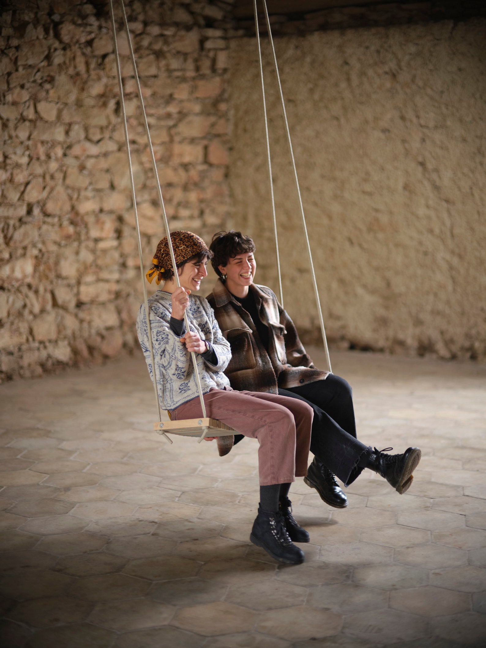 Flexible Oakwood-felt Indoor Swing for Adult and Kids - Etsy