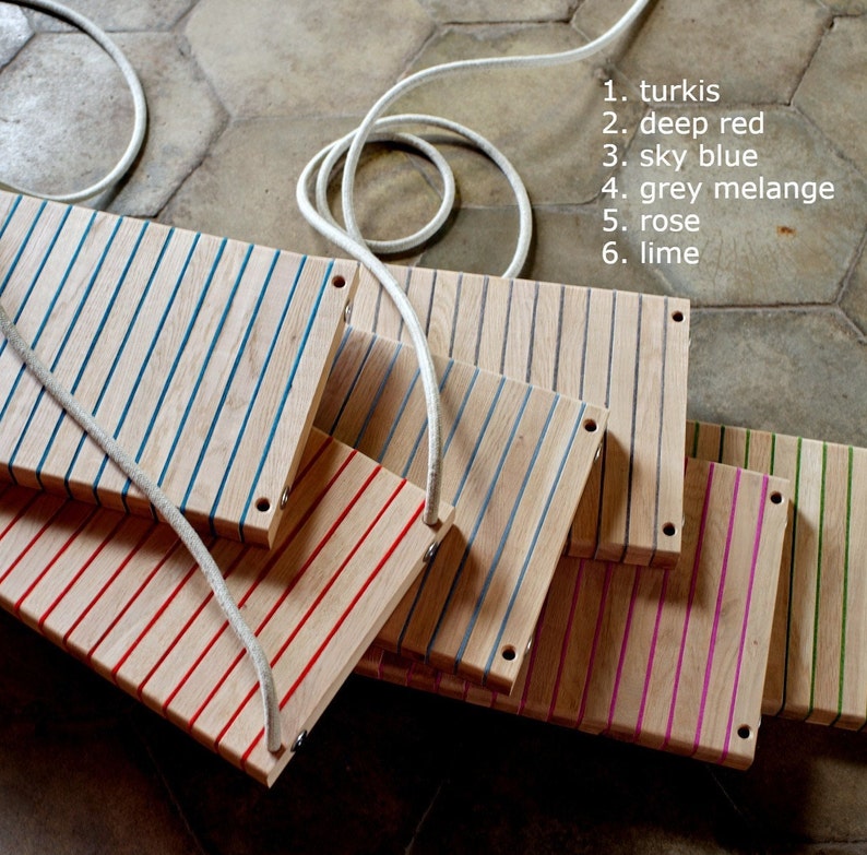 Flexible Oakwood-felt Indoor Swing for Adult and Kids - Etsy