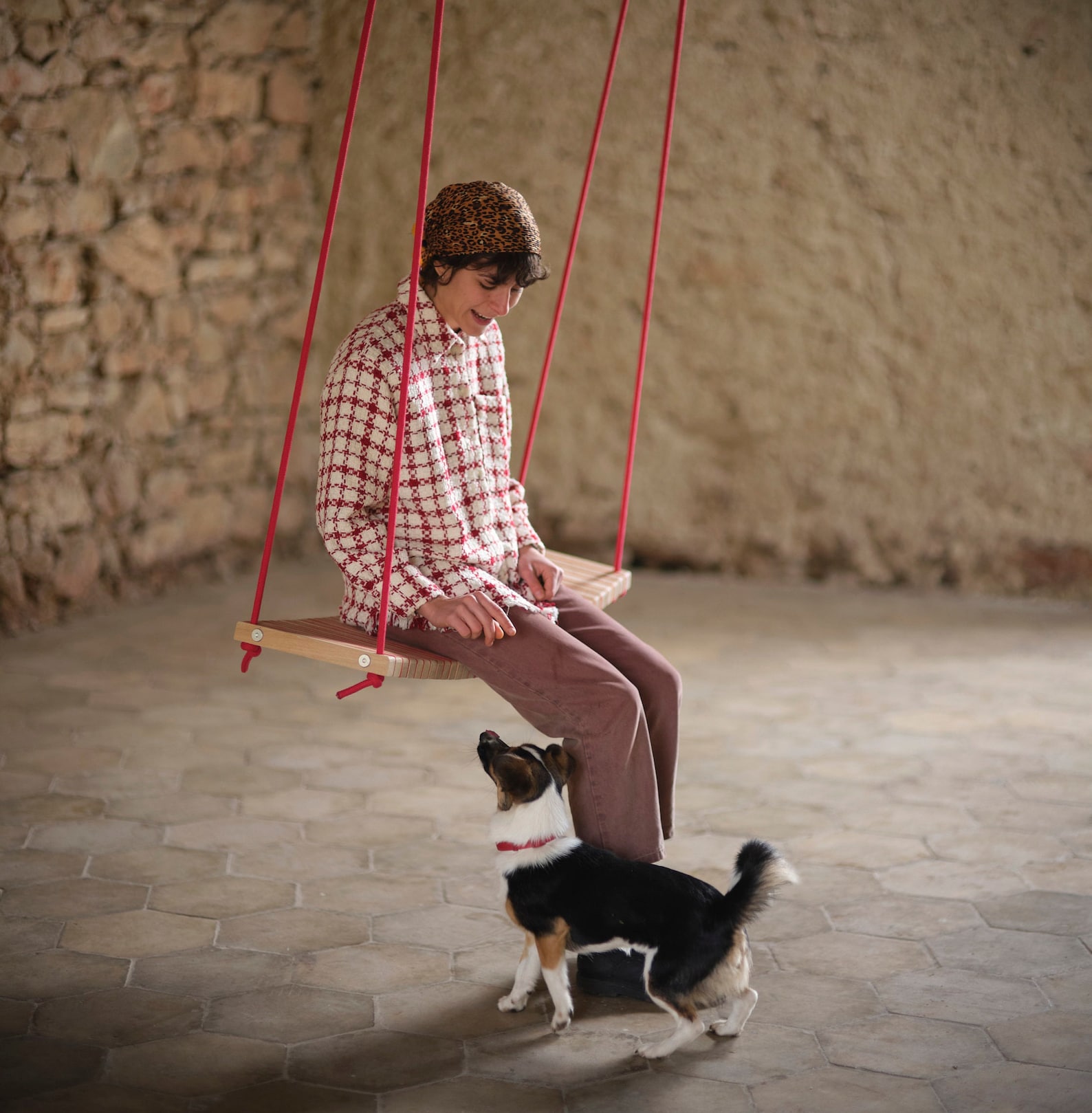 Flexible Oakwood-felt Indoor Swing for Adult and Kids - Etsy