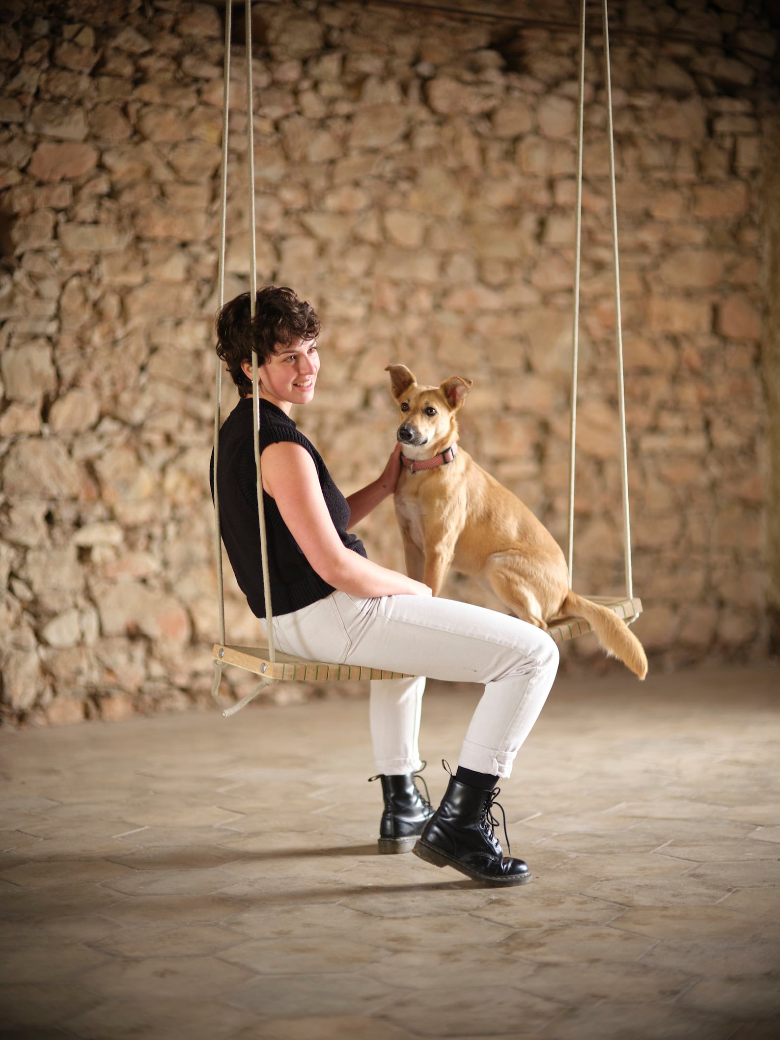 Flexible Oakwood-felt Indoor Swing for Adult and Kids - Etsy