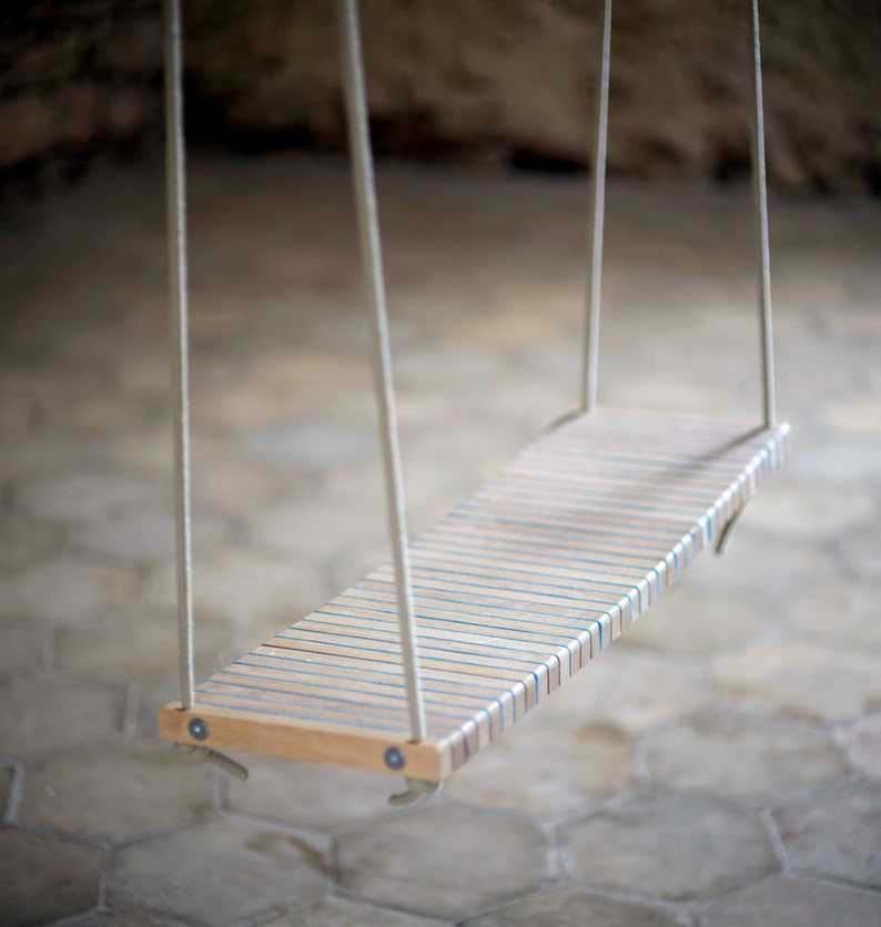 Flexible Oakwood-felt Indoor Swing for Adult and Kids - Etsy